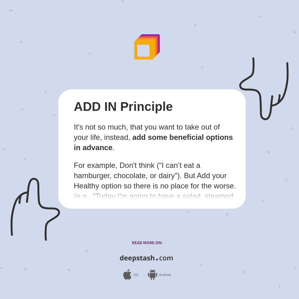 ADD IN Principle - Deepstash