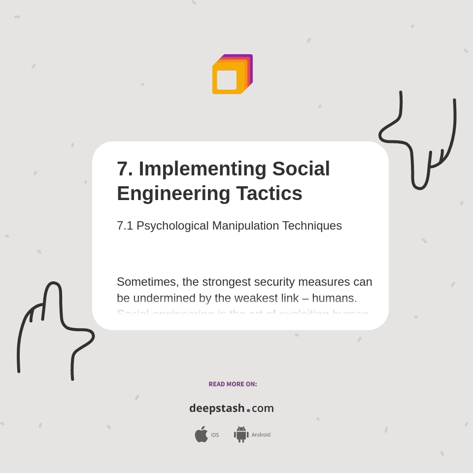 7. Implementing Social Engineering Tactics - Deepstash