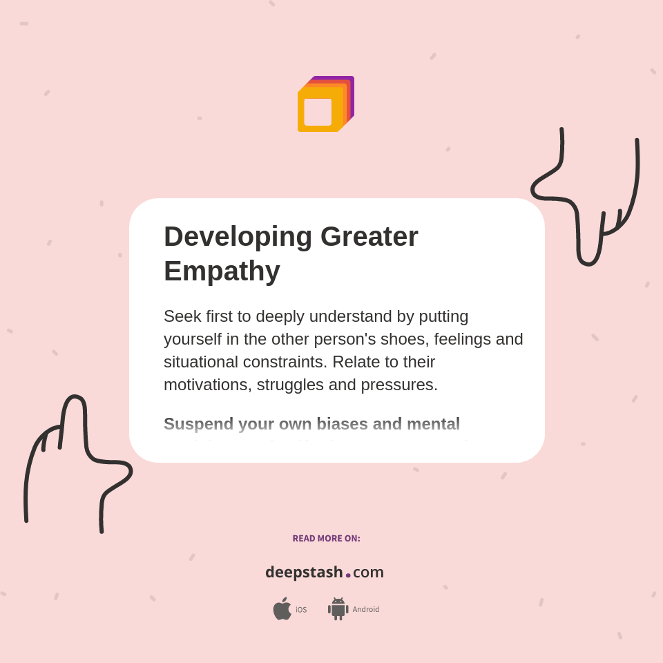 Developing Greater Empathy - Deepstash