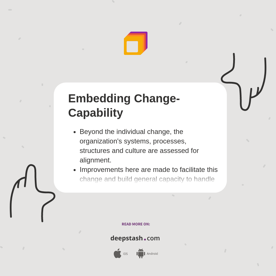 Embedding Change-Capability - Deepstash
