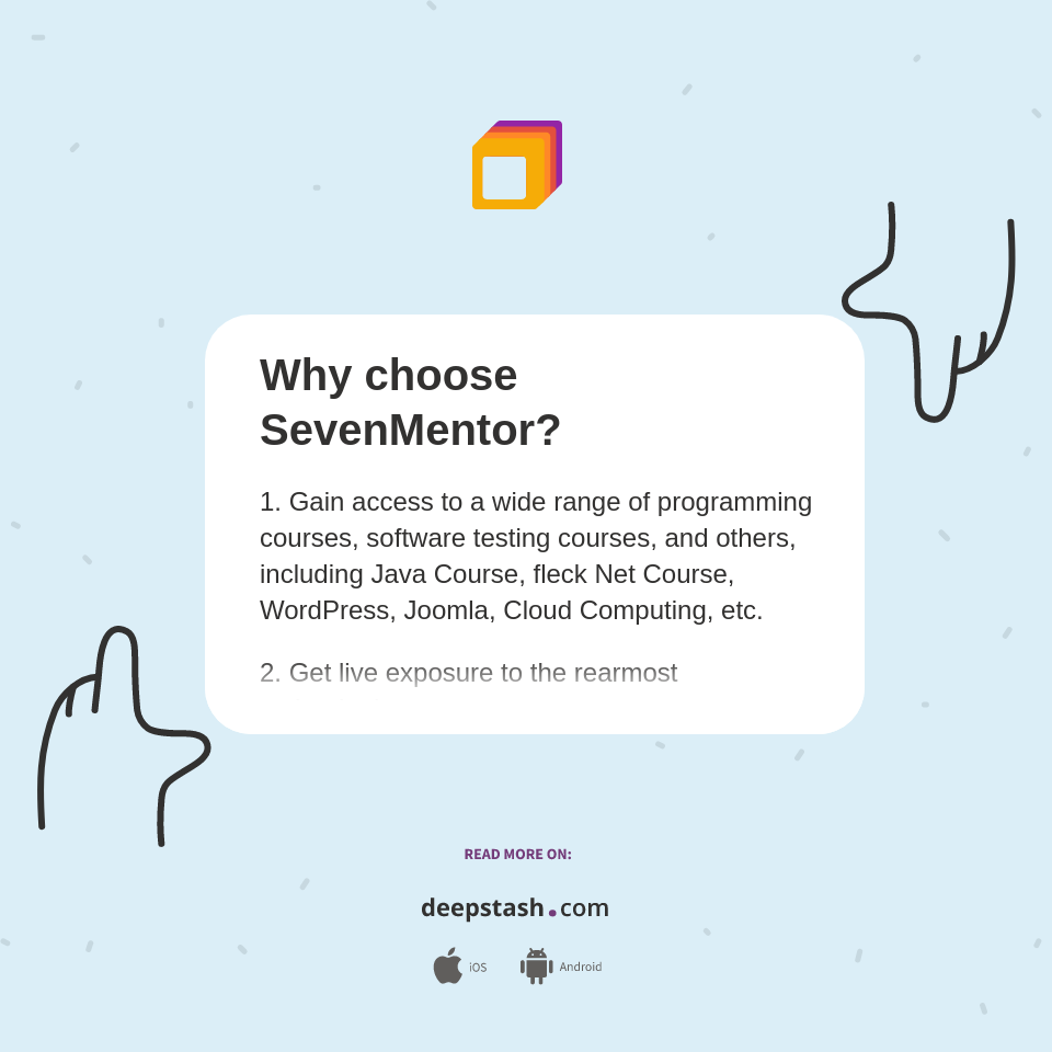 Why choose SevenMentor? - Deepstash