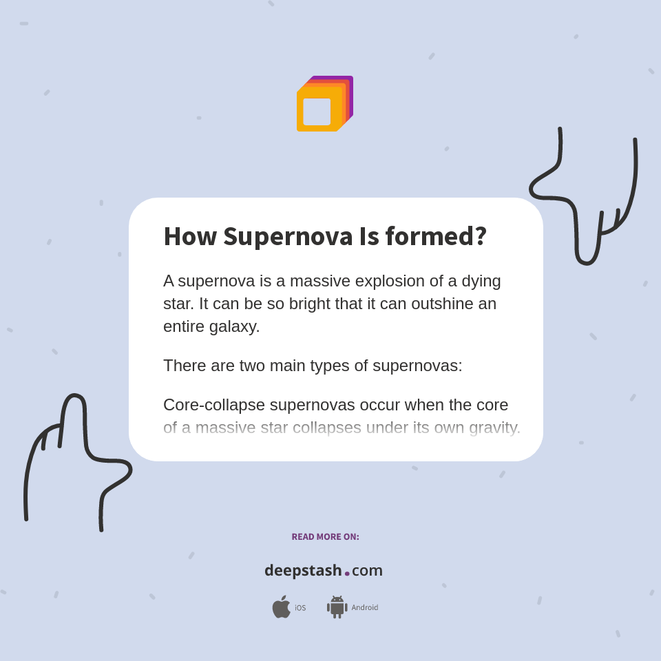 How Supernova Is formed? - Deepstash