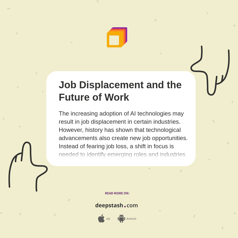Job Displacement and the Future of Work - Deepstash