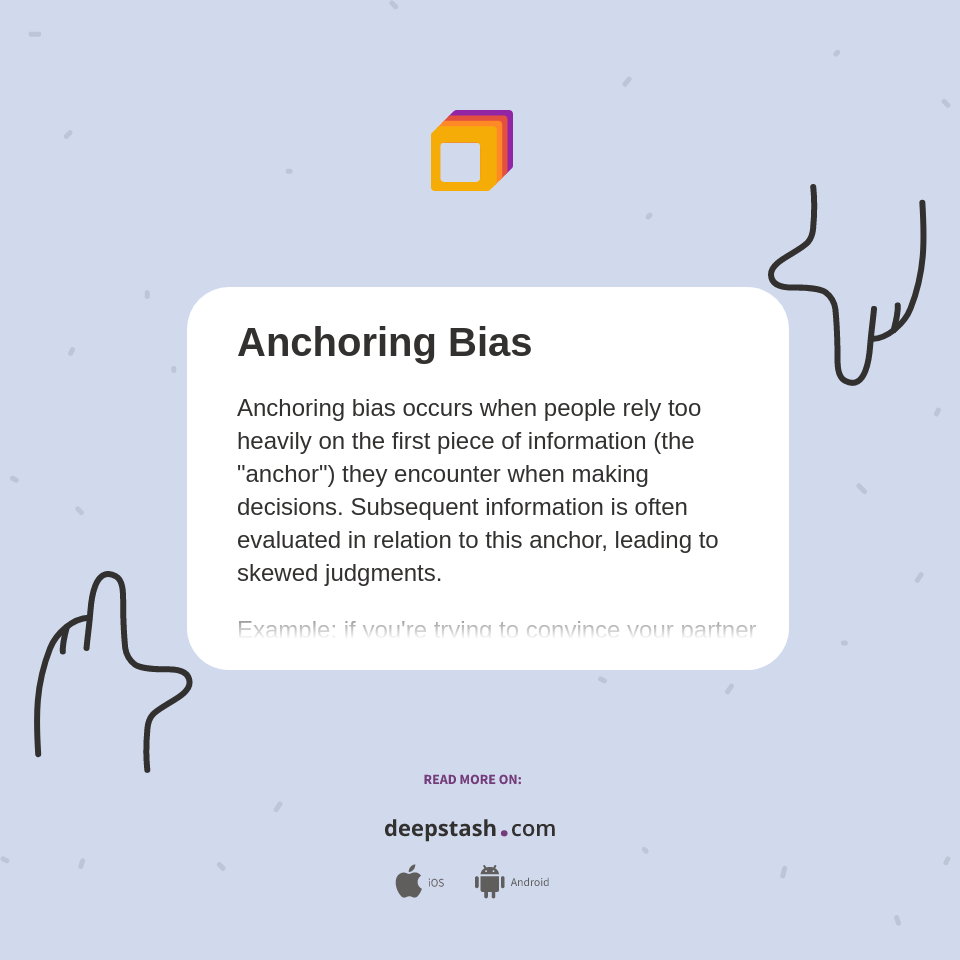 Anchoring Bias - Deepstash