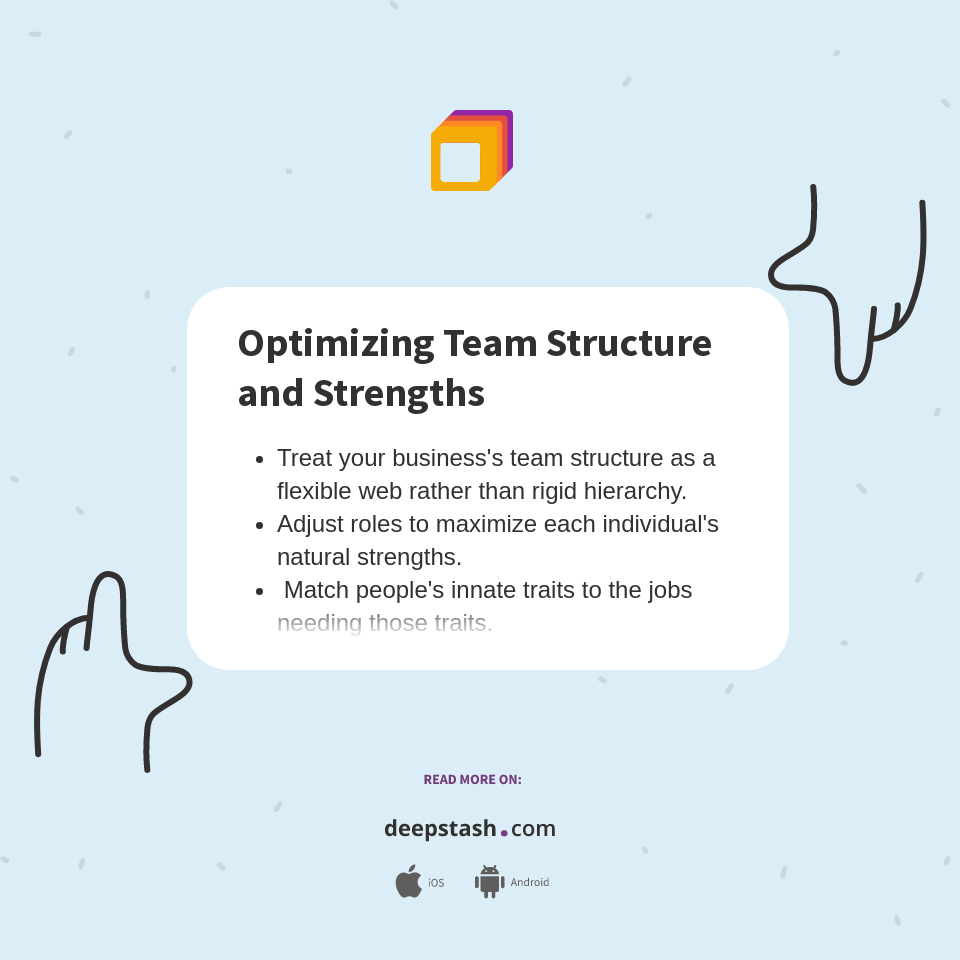 Optimizing Team Structure and Strengths - Deepstash