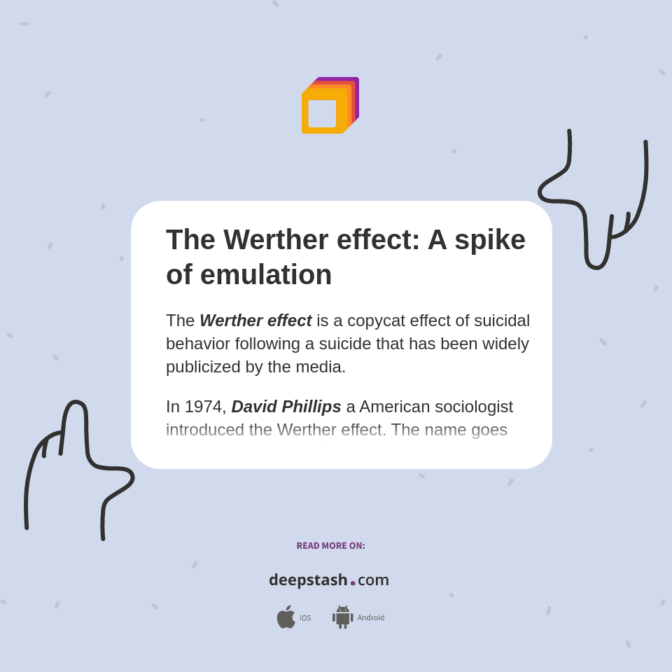 The Werther effect: A spike of emulation - Deepstash