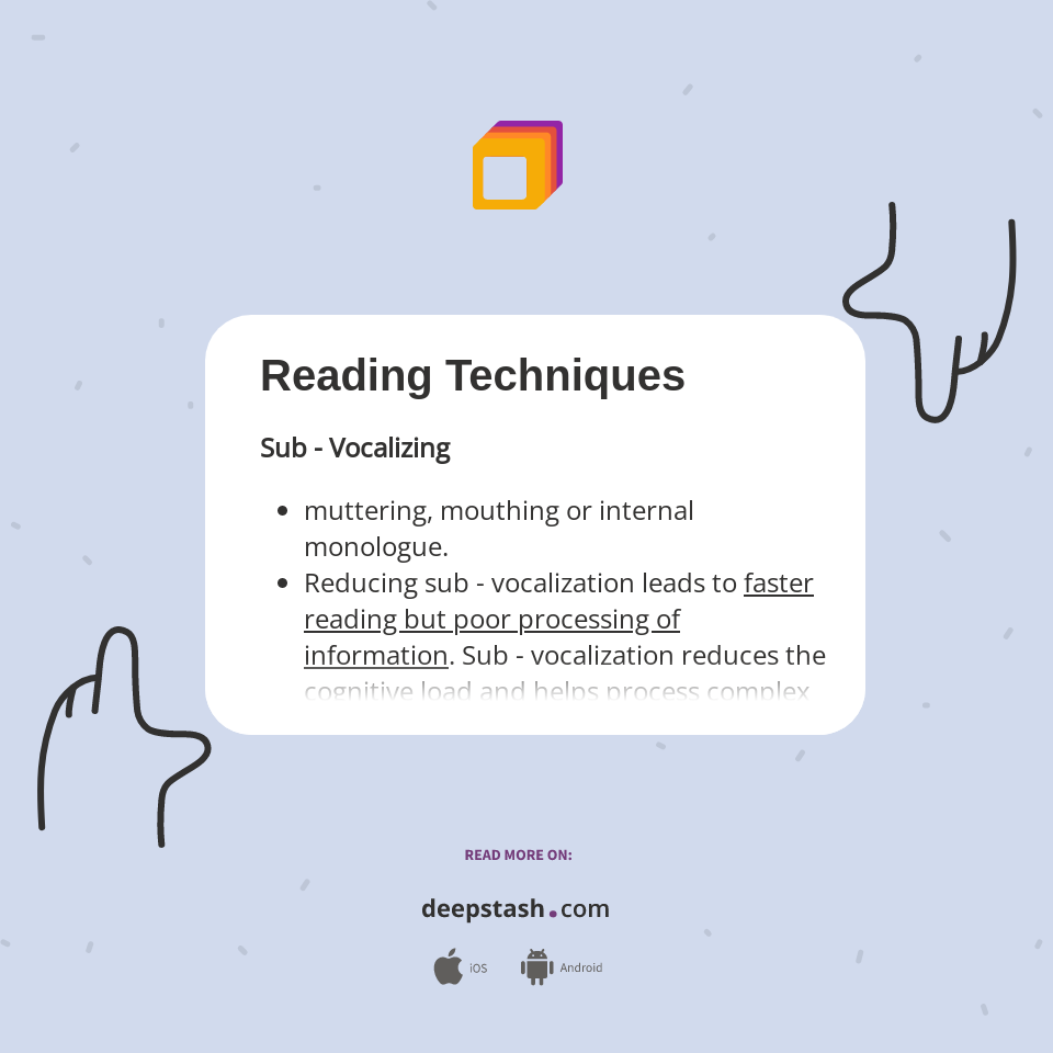 Reading Techniques - Deepstash