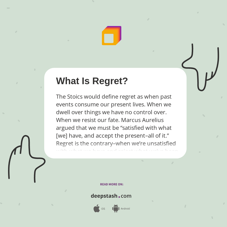 What Is Regret? - Deepstash