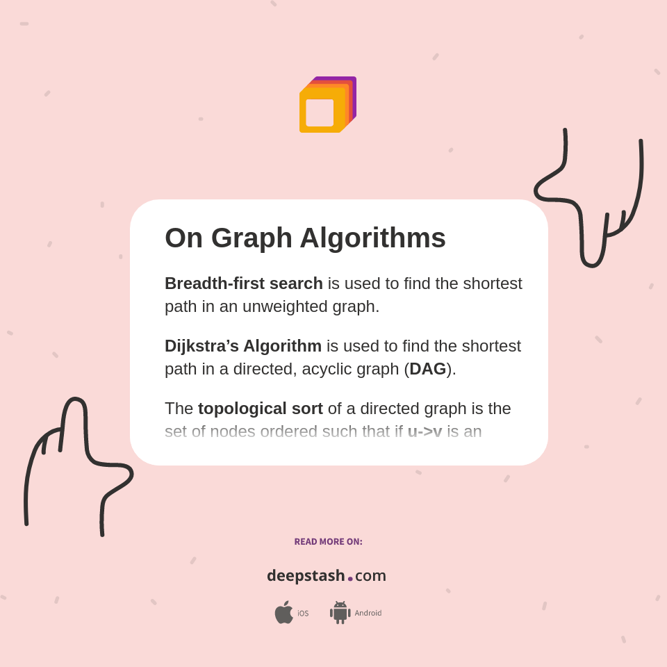 On Graph Algorithms - Deepstash