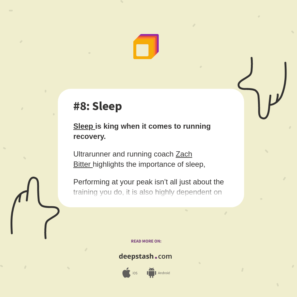 #8: Sleep - Deepstash