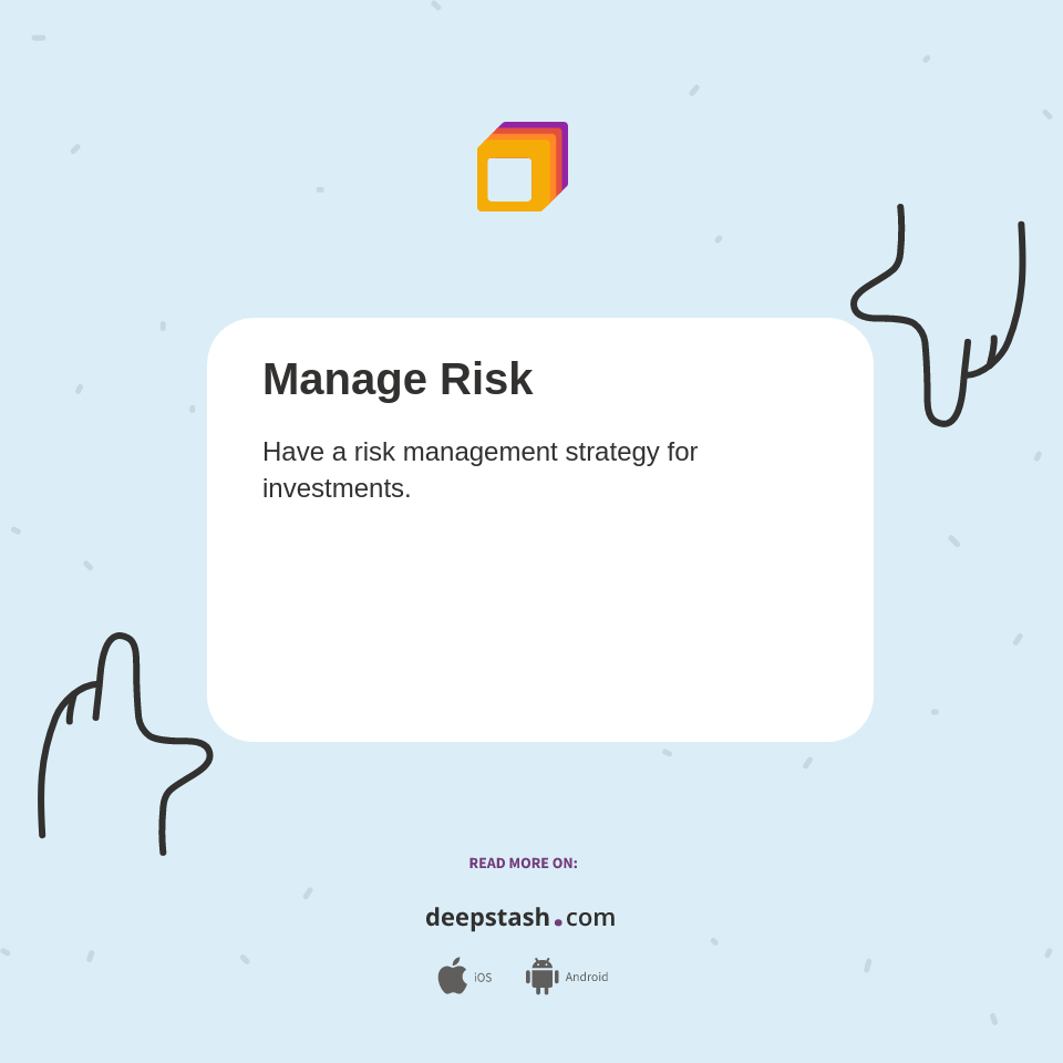 Manage Risk - Deepstash