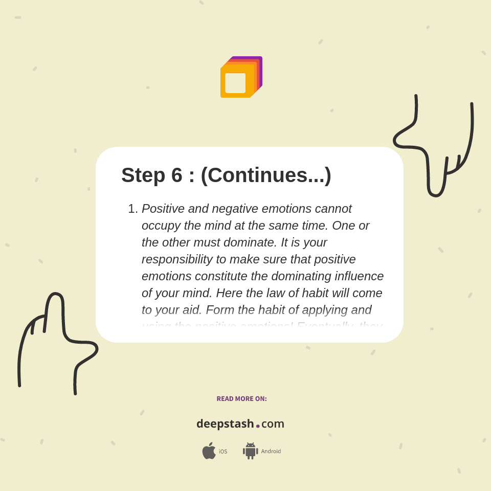 Step 6 : (Continues...) - Deepstash