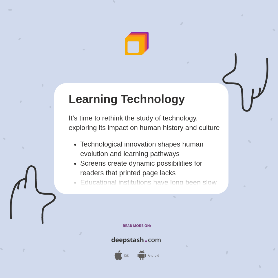 Learning Technology - Deepstash