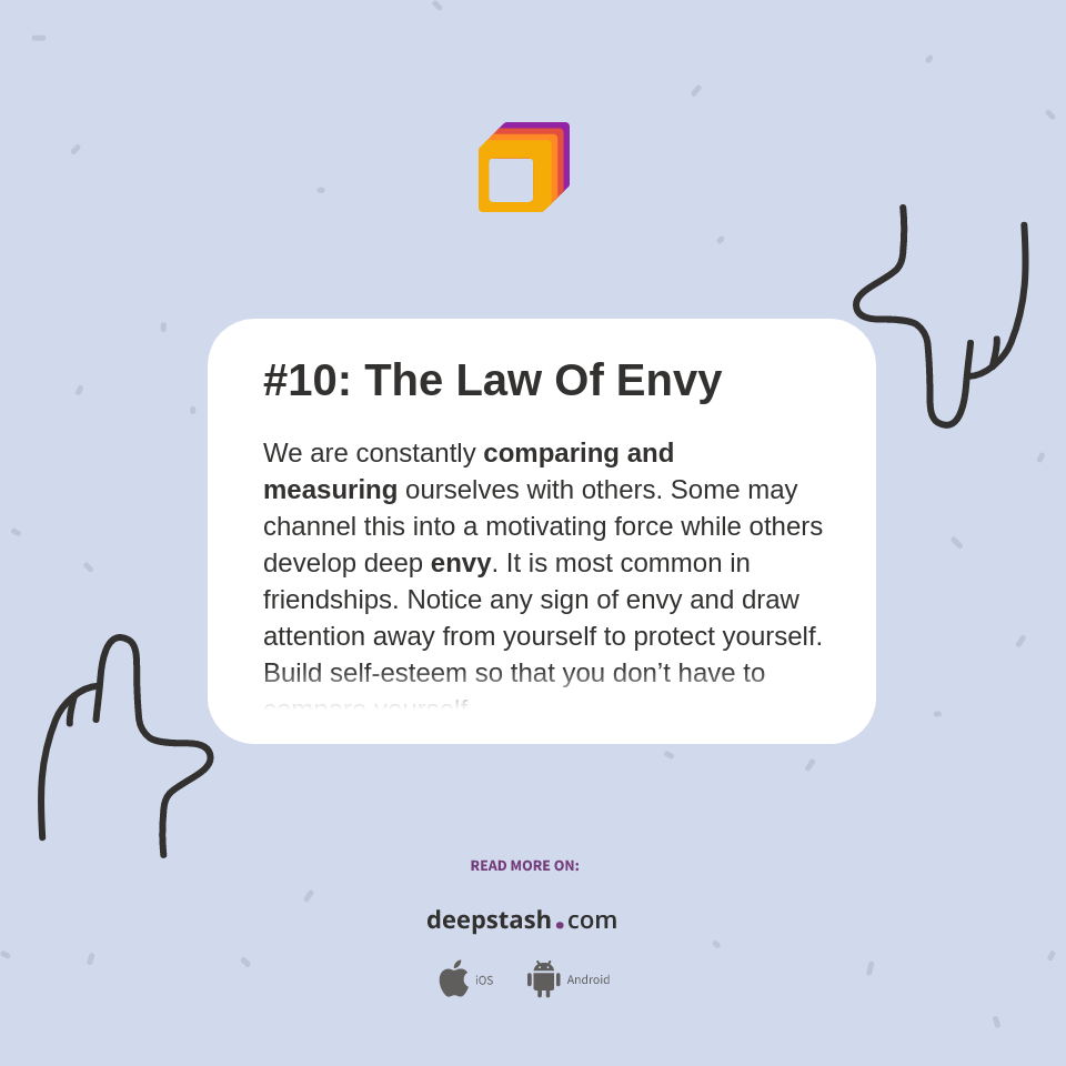 #10: The Law Of Envy - Deepstash