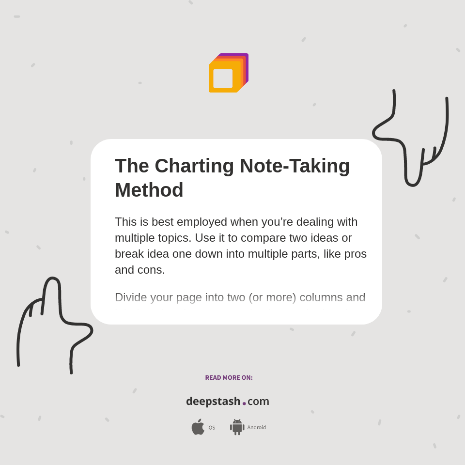 The Charting Note-Taking Method - Deepstash