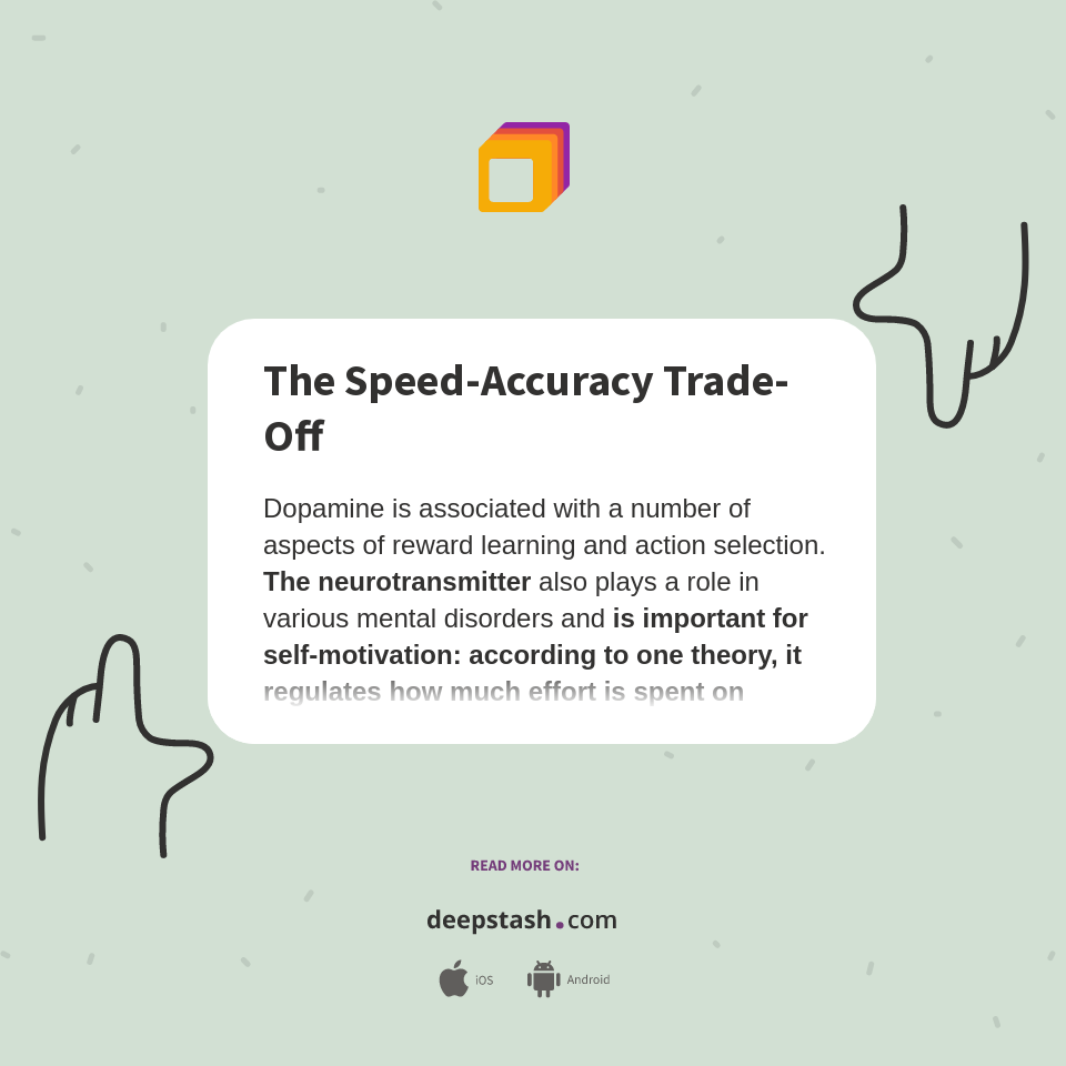 The Speed-Accuracy Trade-Off - Deepstash