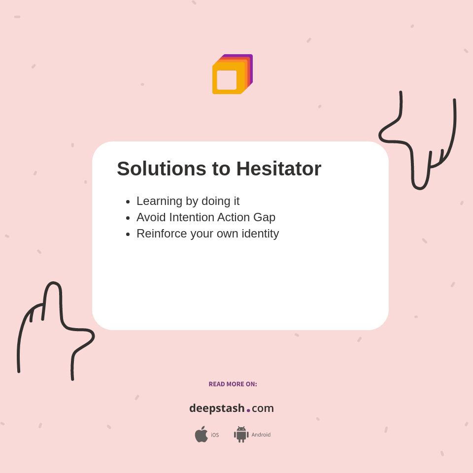Solutions to Hesitator - Deepstash