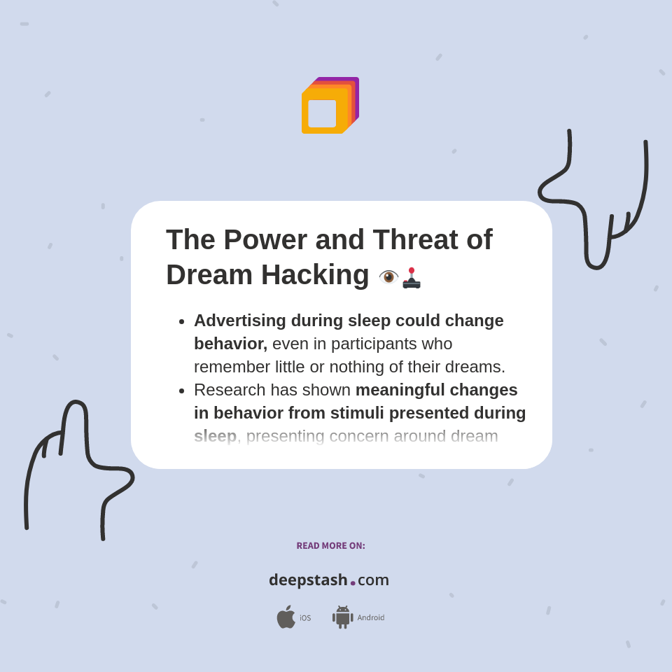 The Power and Threat of Dream Hacking 👁️🕹️ - Deepstash