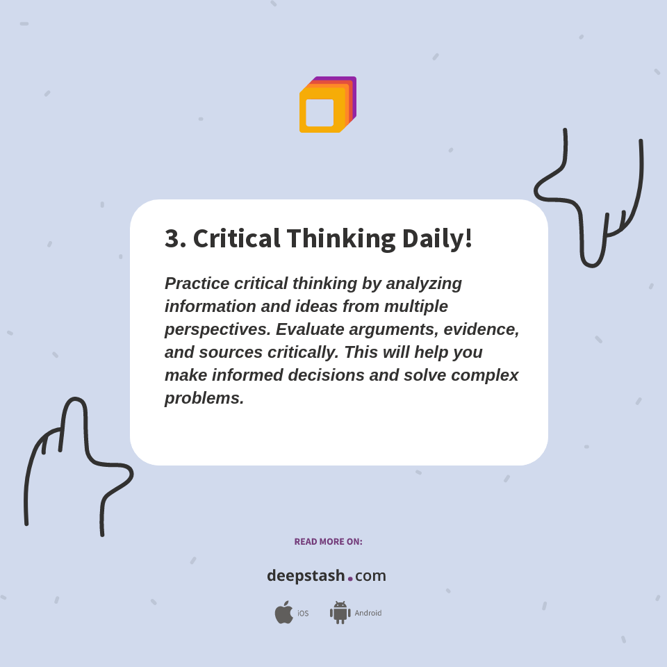 3. Critical Thinking Daily! - Deepstash