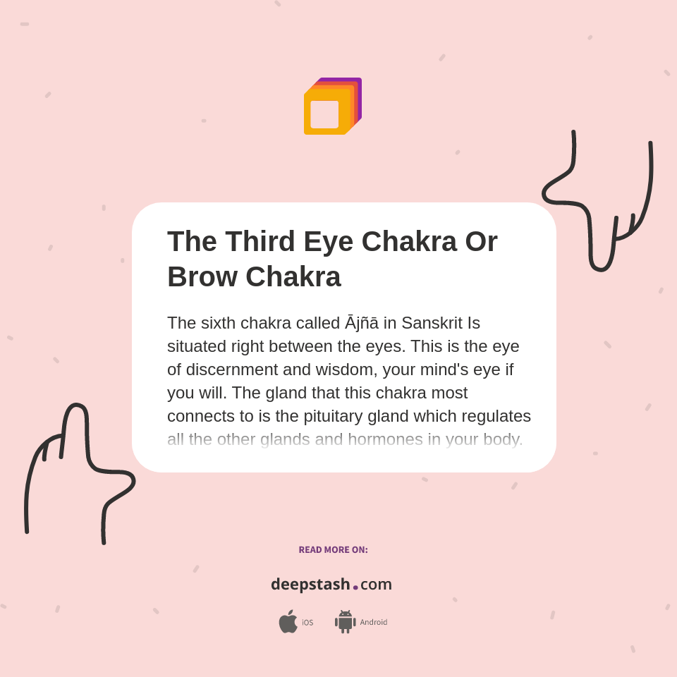 The Third Eye Chakra Or Brow Chakra - Deepstash