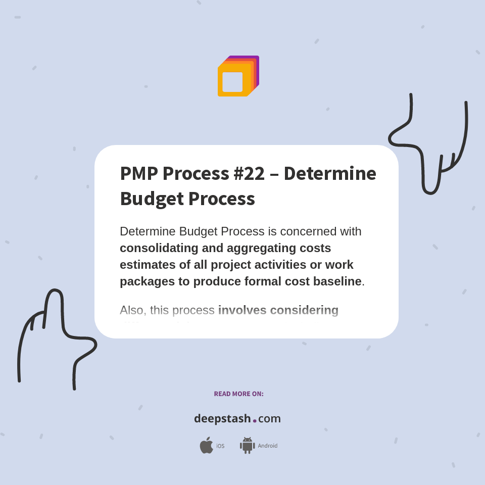 PMP Process #22 – Determine Budget Process - Deepstash