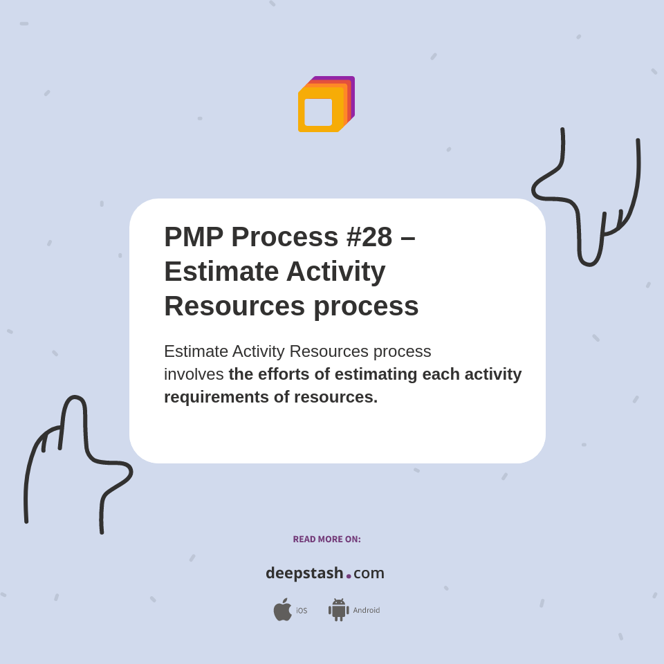 PMP Process #28 – Estimate Activity Resources process - Deepstash