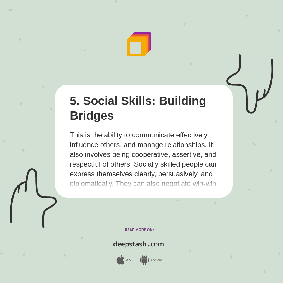 5. Social Skills: Building Bridges - Deepstash