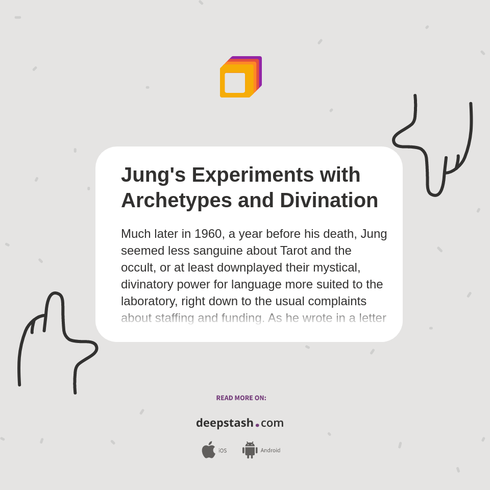 Jung's Experiments with Archetypes and Divination - Deepstash