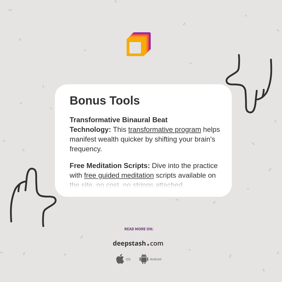 Bonus Tools - Deepstash