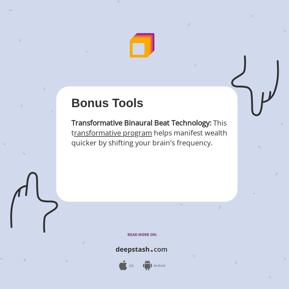 Bonus Tools - Deepstash