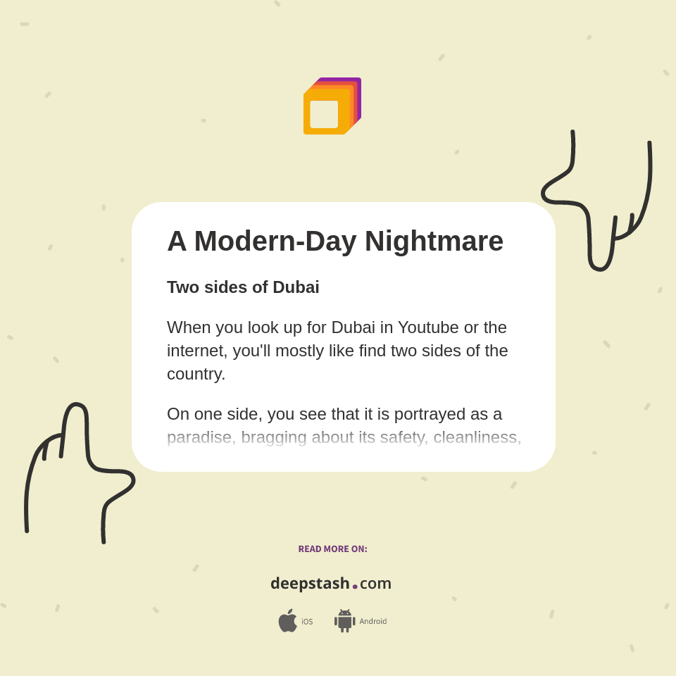 A Modern-Day Nightmare - Deepstash