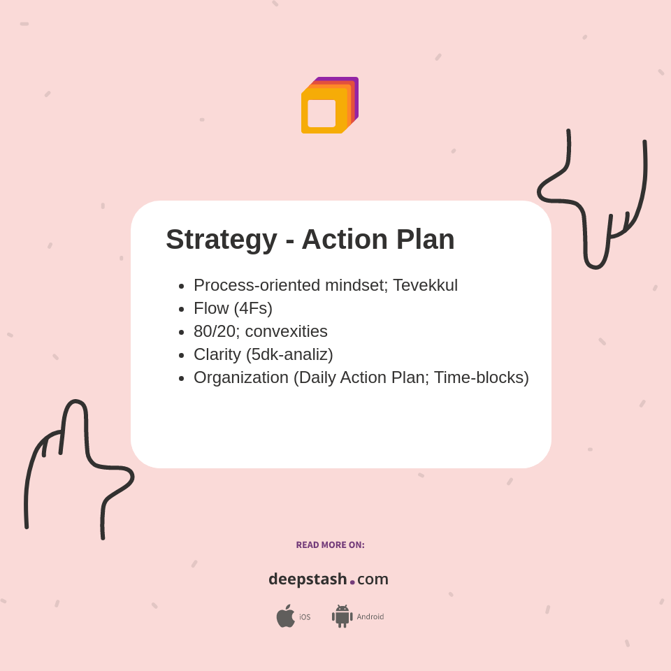 Strategy - Action Plan - Deepstash