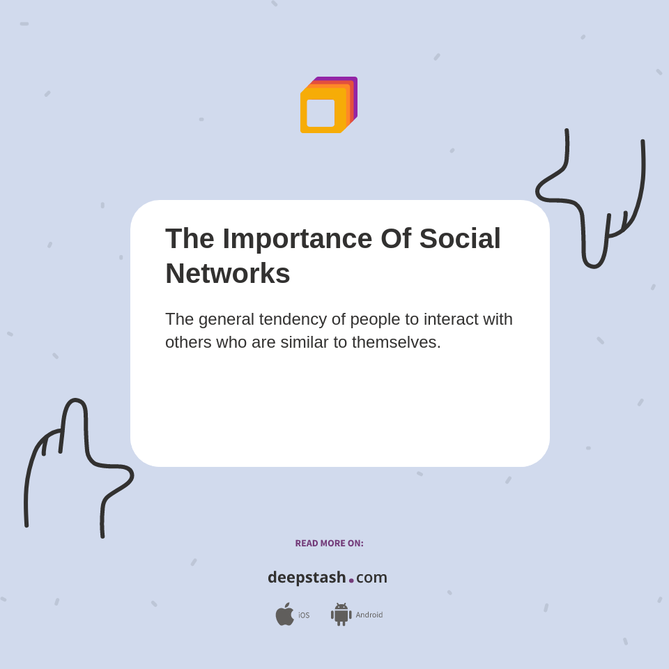 The Importance Of Social Networks - Deepstash