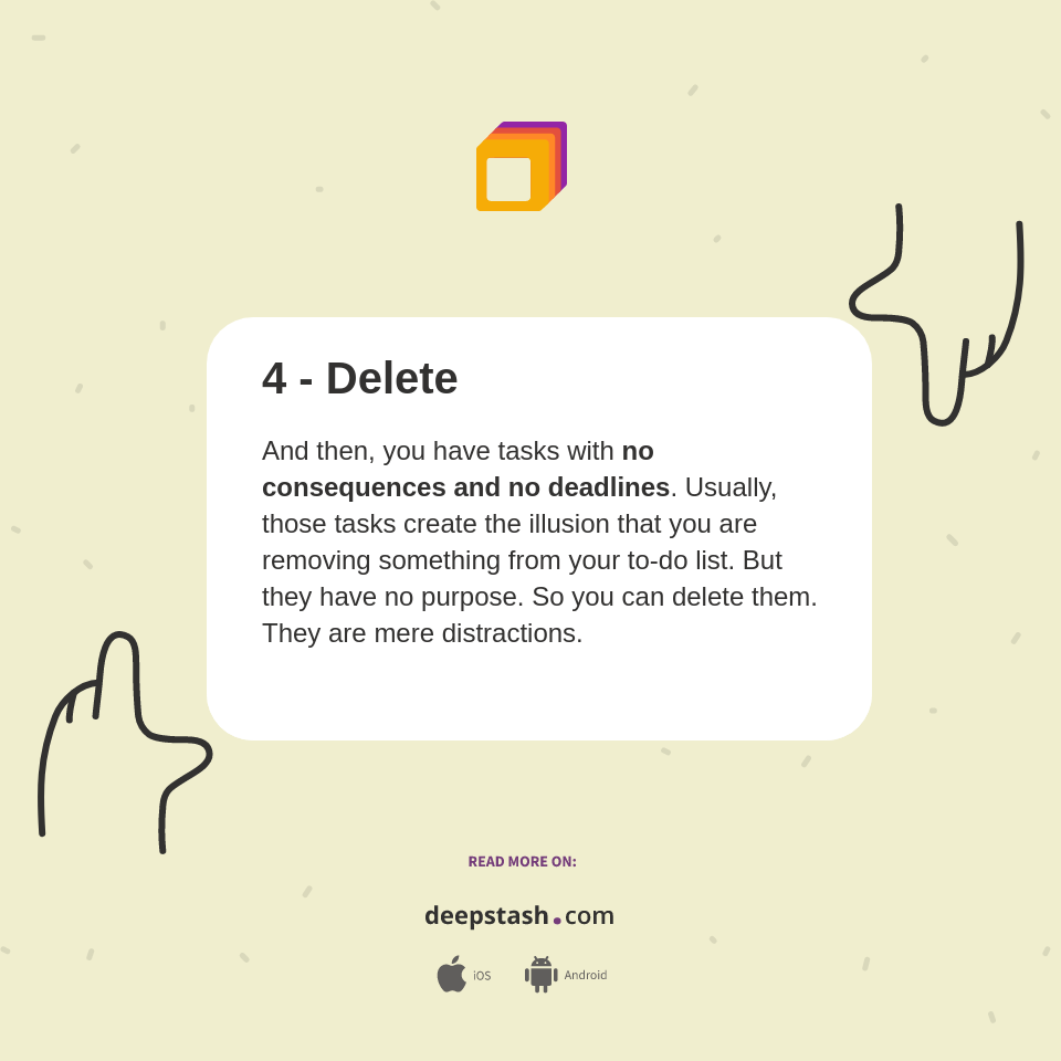 4 - Delete - Deepstash