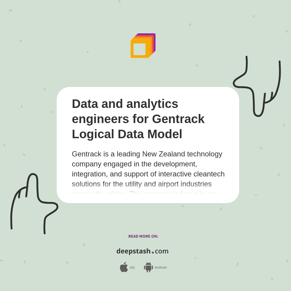 Data and analytics engineers for Gentrack Logical Data Model - Deepstash