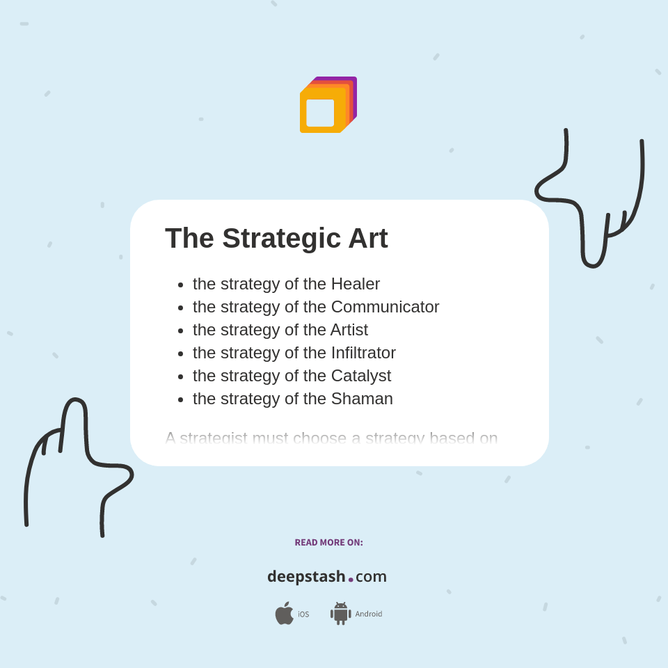 The Strategic Art - Deepstash