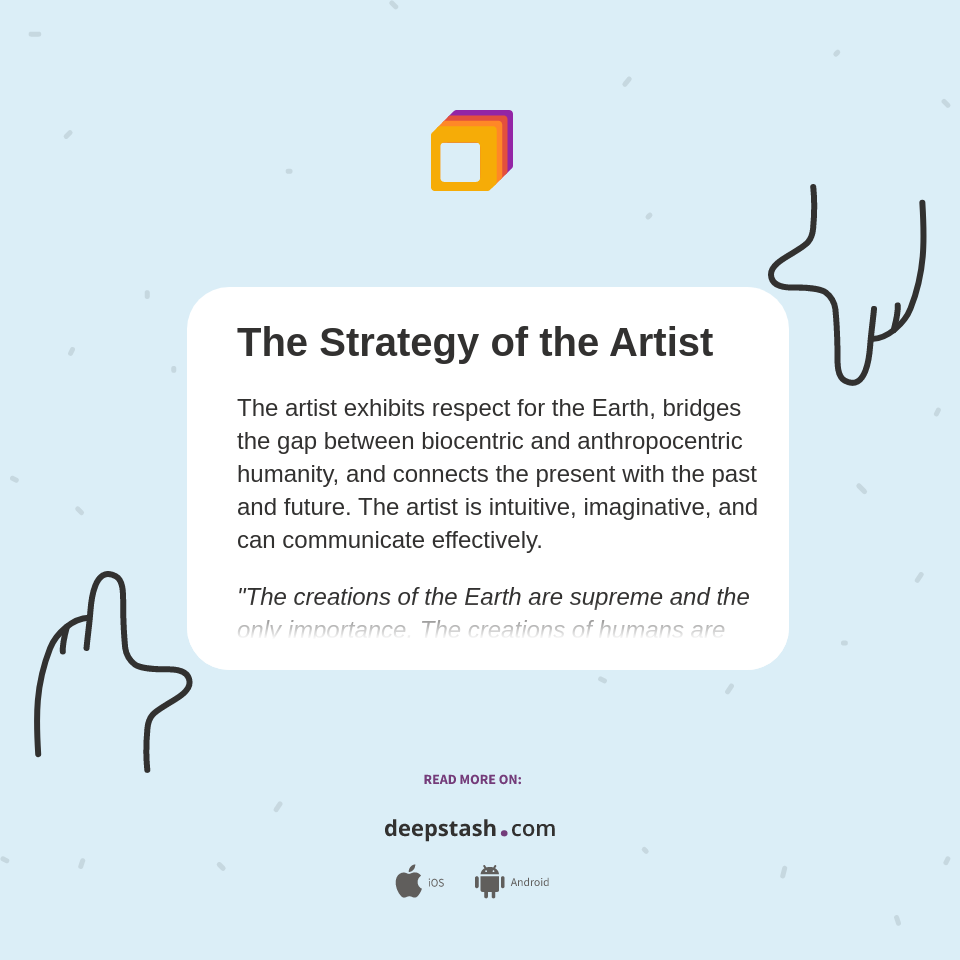 The Strategy of the Artist - Deepstash