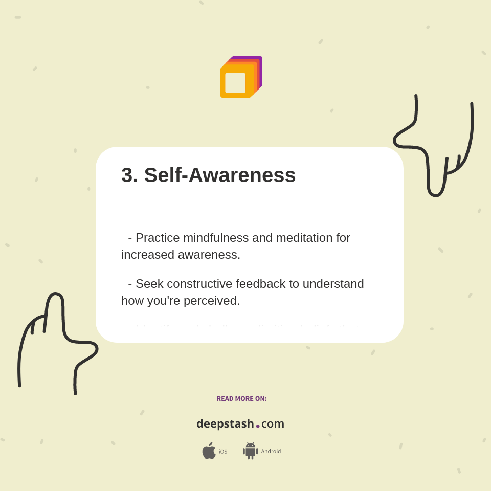 3. Self-Awareness - Deepstash