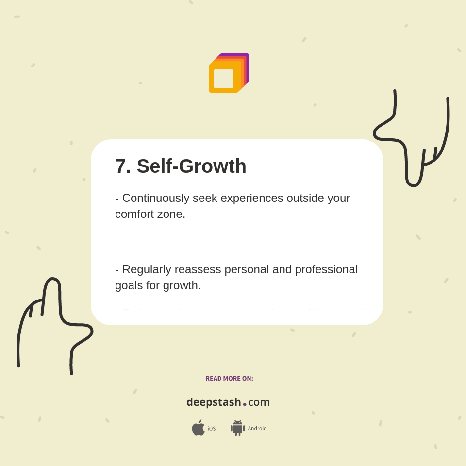 7. Self-Growth - Deepstash