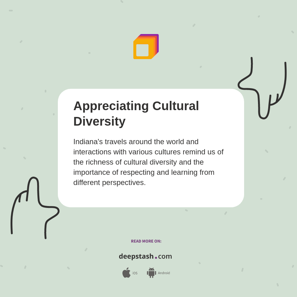 Appreciating Cultural Diversity - Deepstash