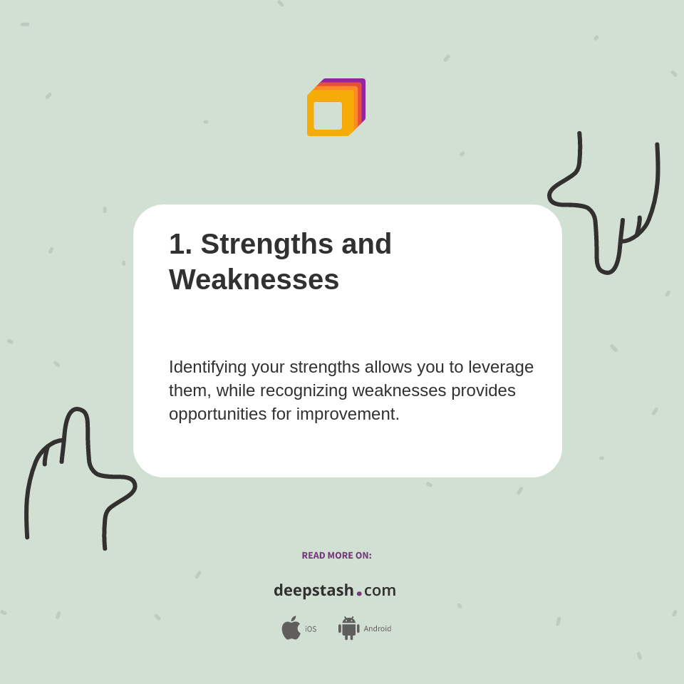 1. Strengths and Weaknesses - Deepstash