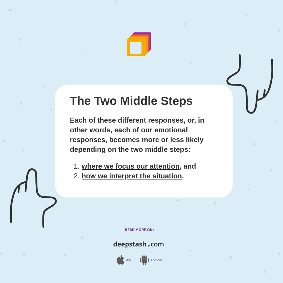 The Two Middle Steps - Deepstash