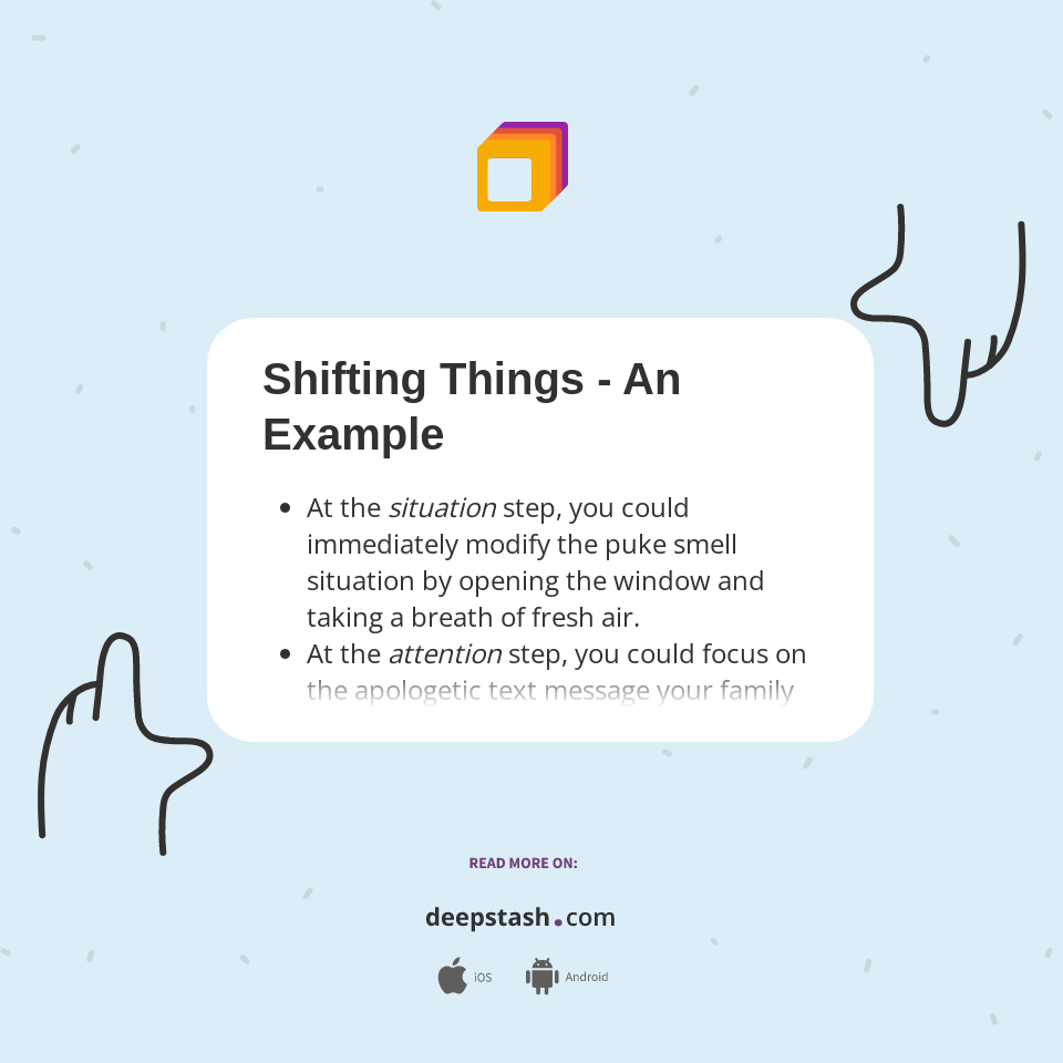 Shifting Things - An Example - Deepstash