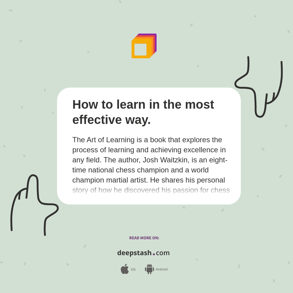 How to learn in the most effective way. - Deepstash