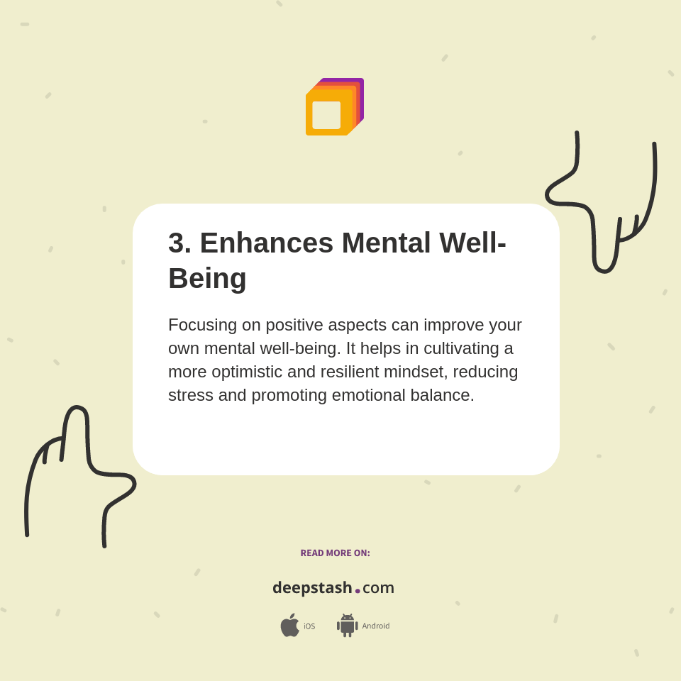 3. Enhances Mental Well-Being - Deepstash