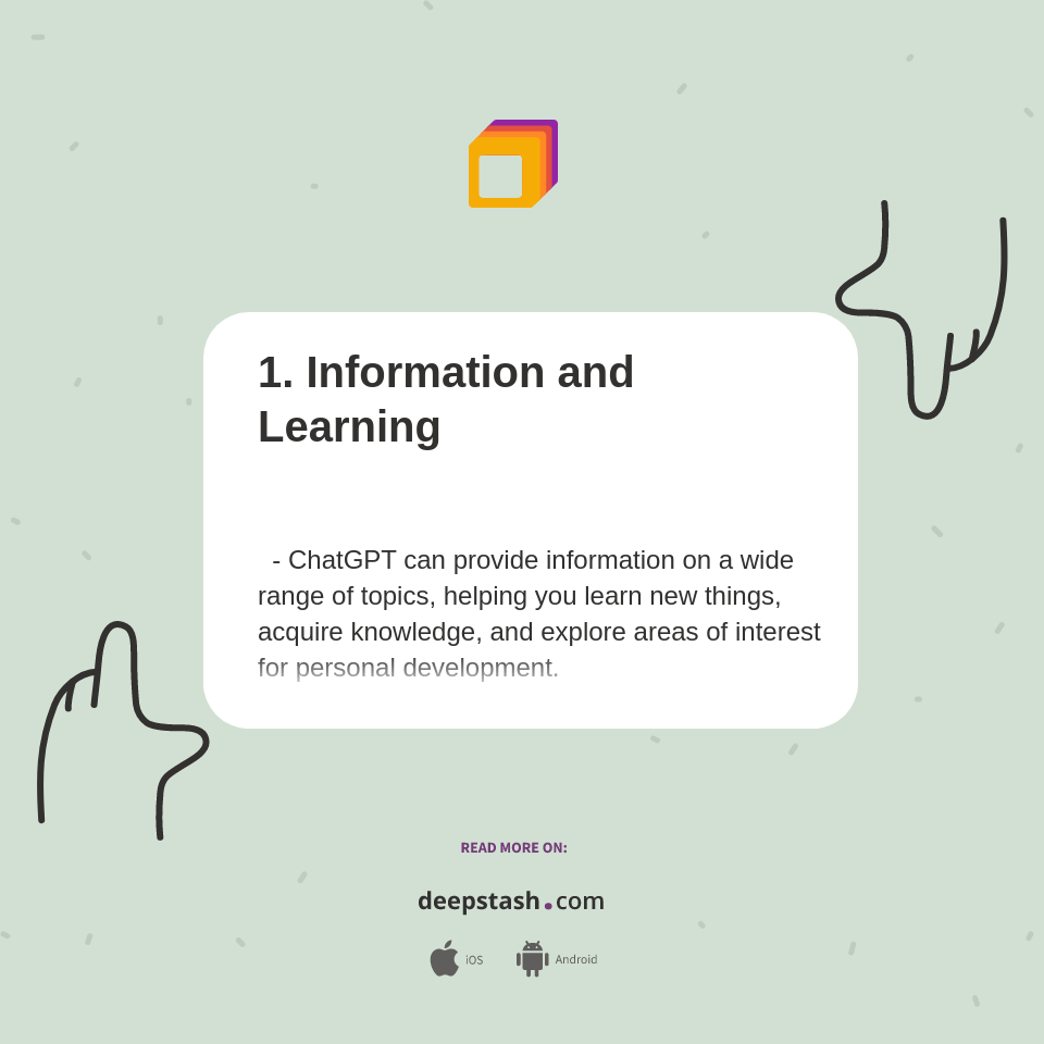 1. Information and Learning - Deepstash
