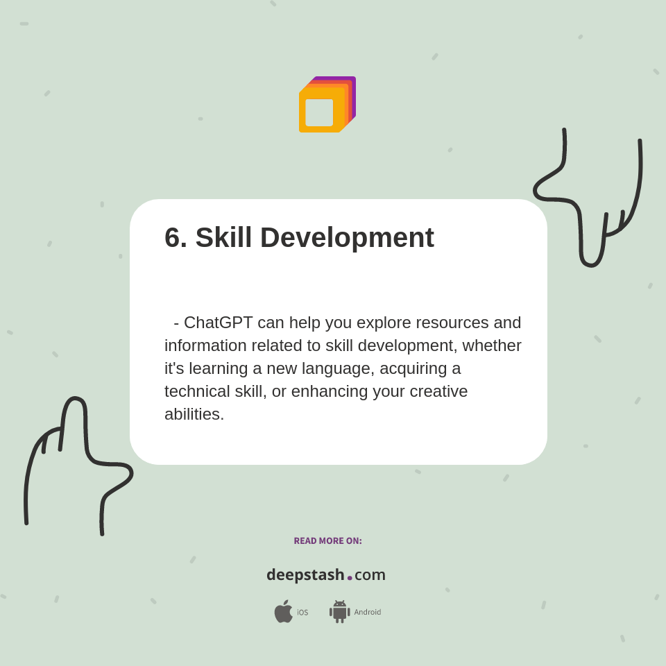 6. Skill Development - Deepstash