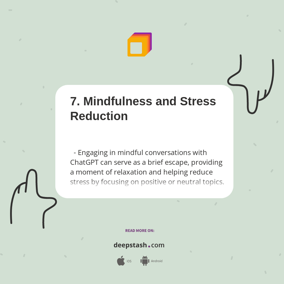 7. Mindfulness and Stress Reduction - Deepstash