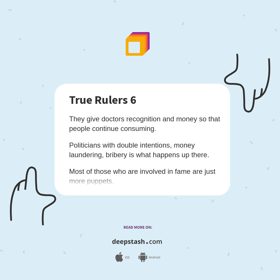 True Rulers 6 - Deepstash