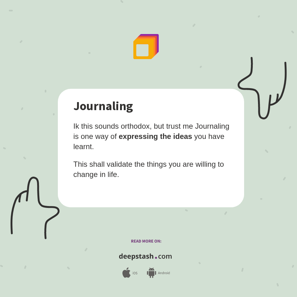 Journaling - Deepstash